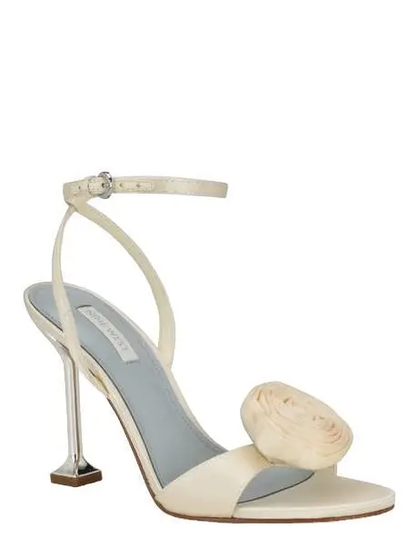Nine West Neve Bridal Ankle Strap Sandal - Ivory