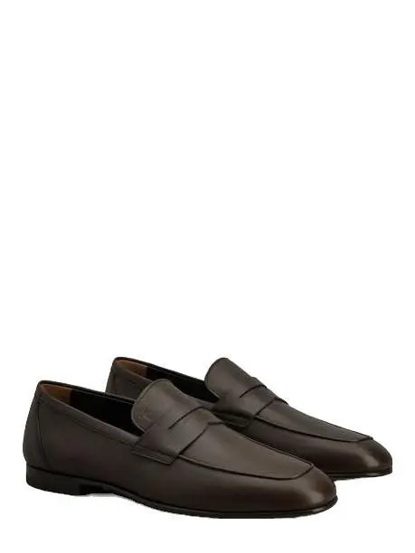 TOD'S Deconstructed Penny Loafer - Cioccolato
