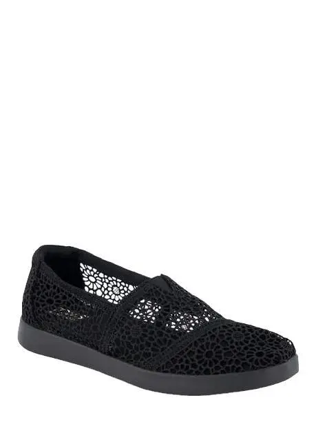Toms Alpargata Plus Slip-on - Black Crochet