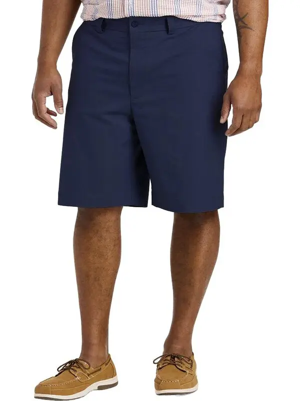 OAK HILL BY DXL Comfort Stretch Chino Shorts - Navy