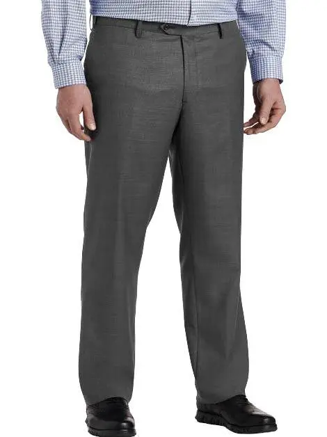 OAK HILL PREMIUM BY DXL Sharkskin Suit Pants - Grey