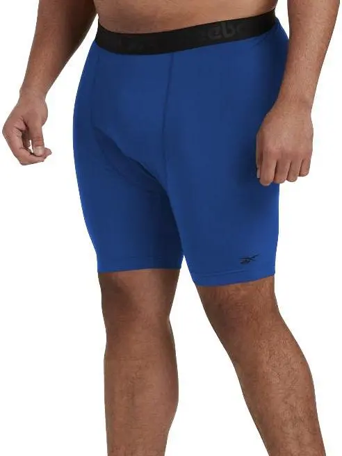 REEBOK Big & Tall Speedwick Base Layer Shorts - Cobalt