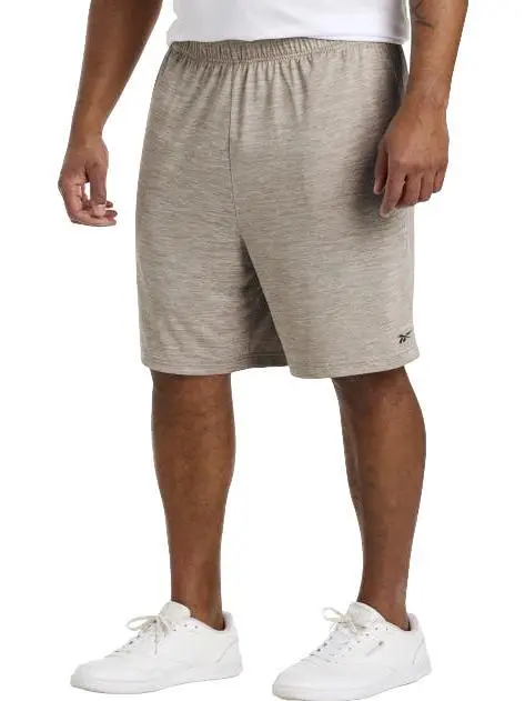 REEBOK Performance Tech Heather Shorts - Grainy Grey Heather