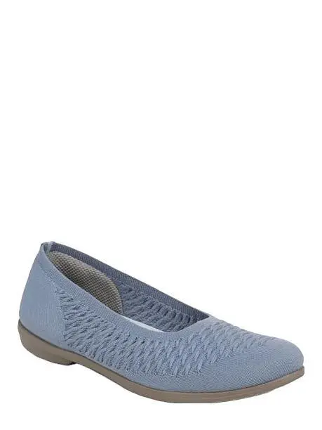 LIFESTRIDE Bzees Khloe Knit Ballet Flat - Stonewash Blue