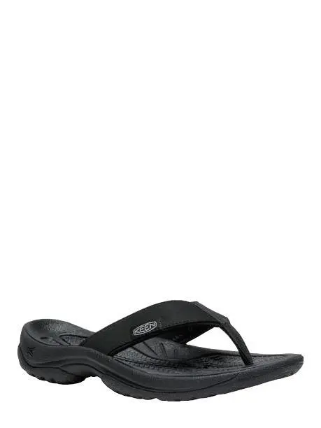 Keen Kona Waterproof Flip Flop - Black/ Vapor