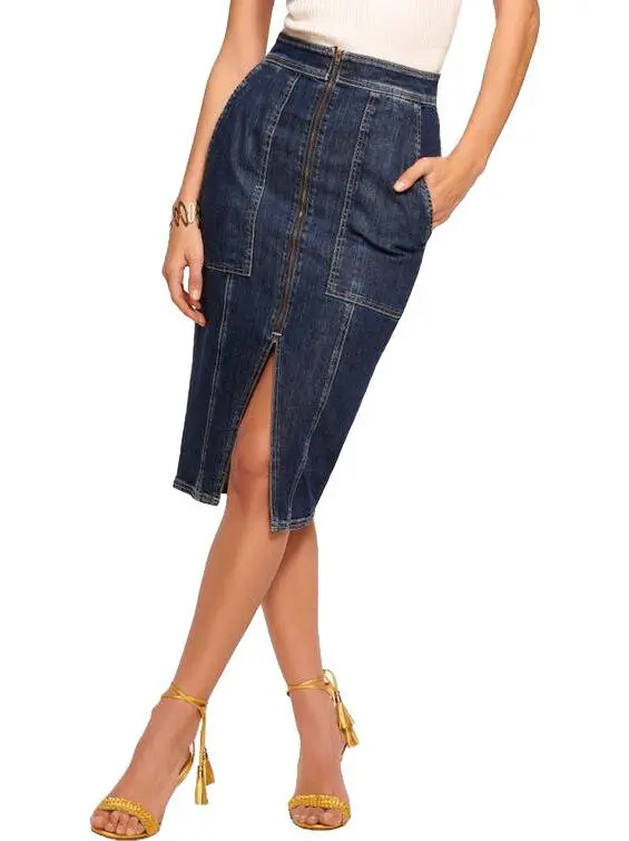 Ramy Brook Marietta Denim Skirt - Dark Wash