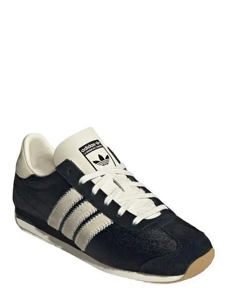 Adidas Country Low Top Sneaker - Cream/black/golden Beige