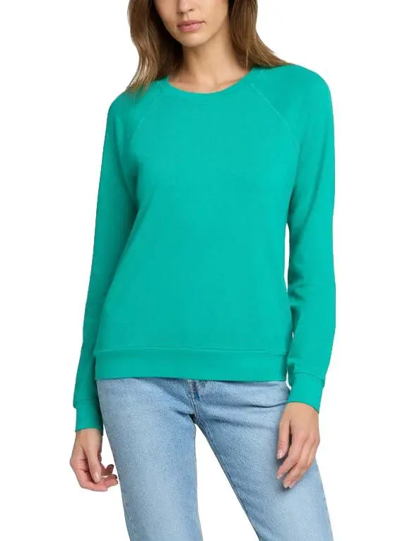 THE STANDARD STITCH Raglan Style Sweatshirt - Peacock