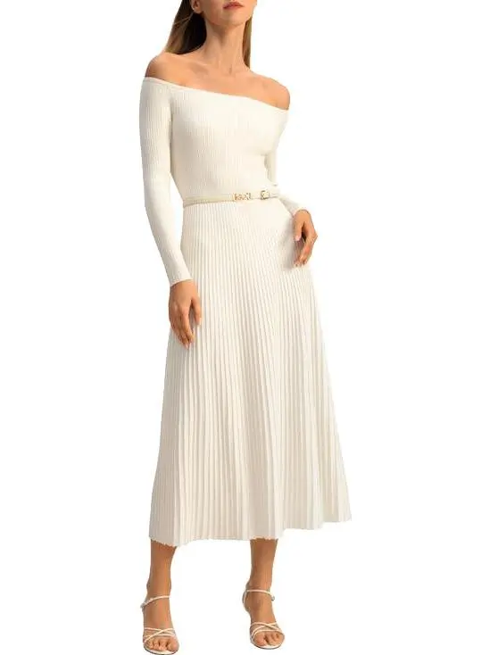 Lilysilk The Vivi Knit Dress - Natural White