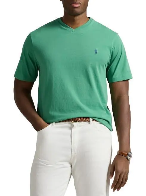 Polo Ralph Lauren Big & Tall Classic Fit V-neck T-shirt - Raft Green