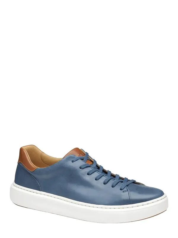 Johnston & Murphy Anders Sneaker - Navy Full Grain