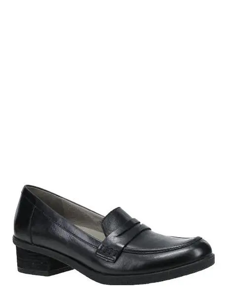 Dansko Danica Waterproof Penny Loafer Pump - Black