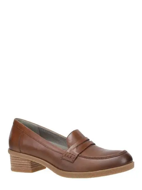 Dansko Danica Waterproof Penny Loafer Pump - Tan