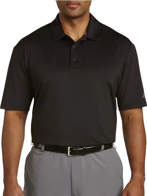 Adidas Big & Tall Ultimate 365 Polo Shirt - Black