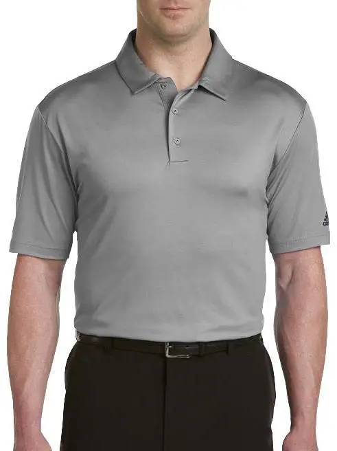 Adidas Big & Tall Ultimate 365 Polo Shirt - Grey