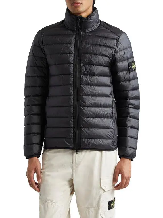 Stone Island Quilted Nylon Down Puffer Jacket - Black