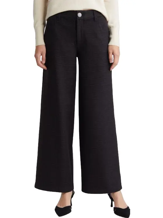 Wit & Wisdom Skyrise Wide Leg Pants - Charcoal Indigo Multi