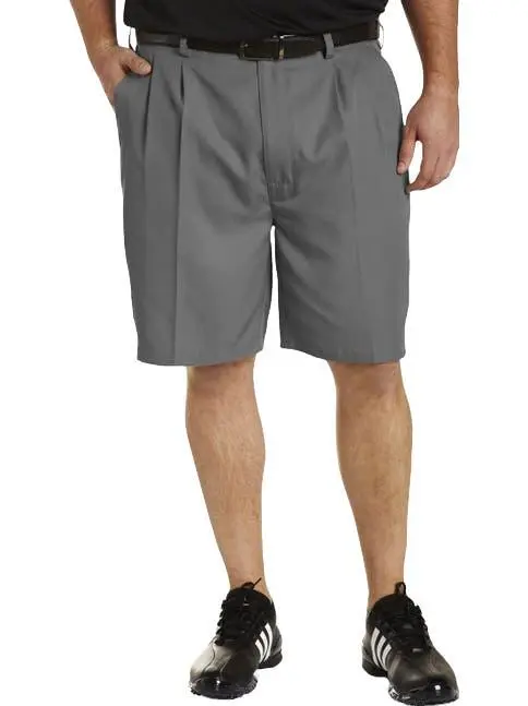 REEBOK Golf Performance Pleated Shorts - Grey