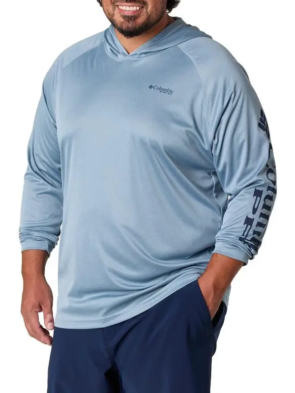 Columbia Big & Tall Terminal Tackle Hoodie - Blue