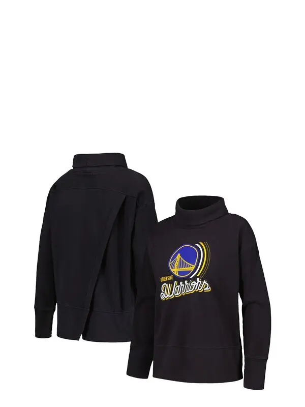 LEVELWEAR Golden State Warriors Pullover Sweatshirt - Black