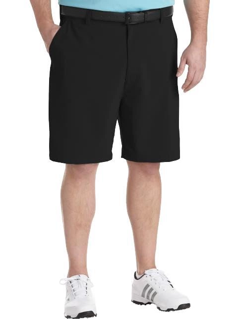 REEBOK Golf Performance Flat-front Shorts - Black