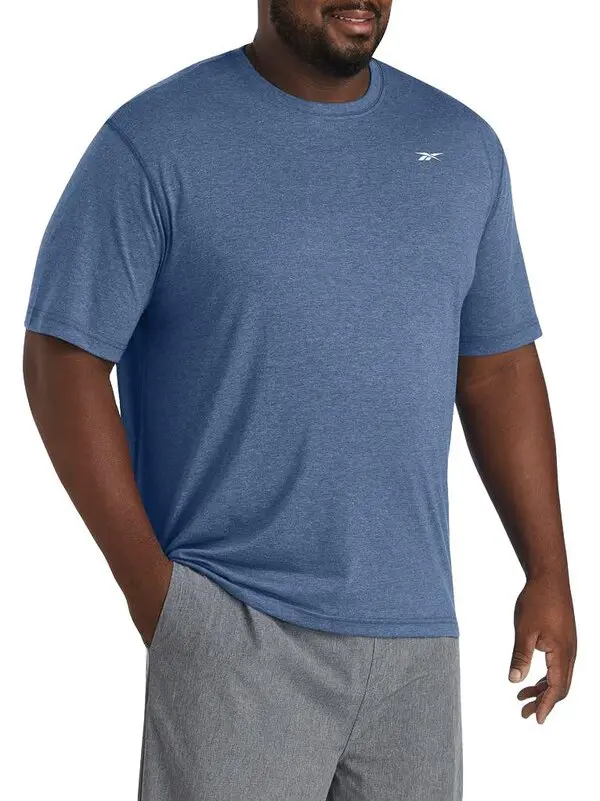 REEBOK Performance Tech T-shirt - Shadow Blue Heather