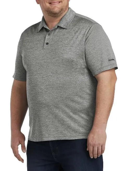 REEBOK Speedwick Performance Heather Polo - Grey Heather