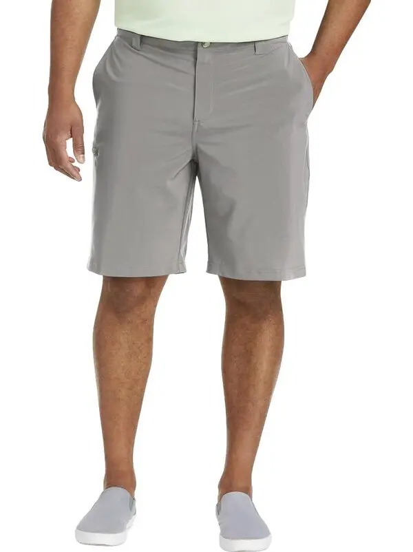 Columbia Big & Tall Pfg Grander Marlin Ii Offshore Shorts - City Grey
