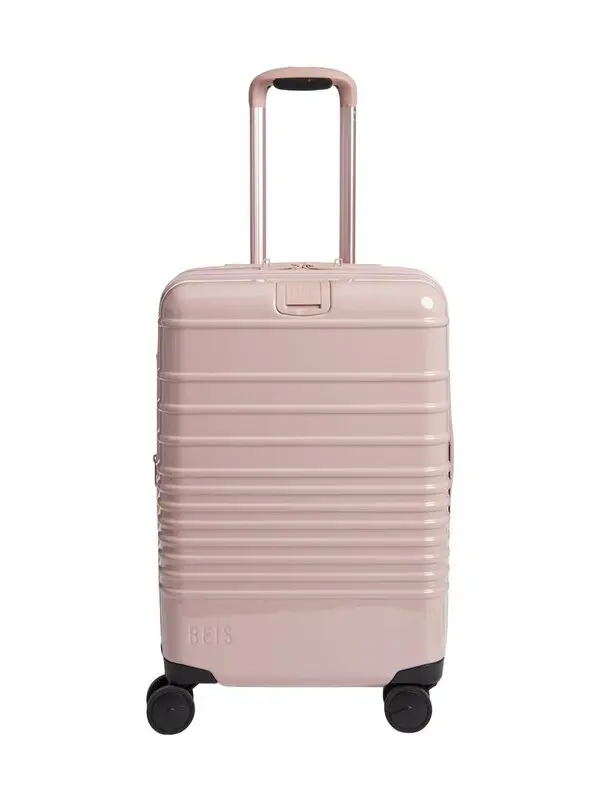 BEIS 22-inch Roller Suitcase - Atlas Pink