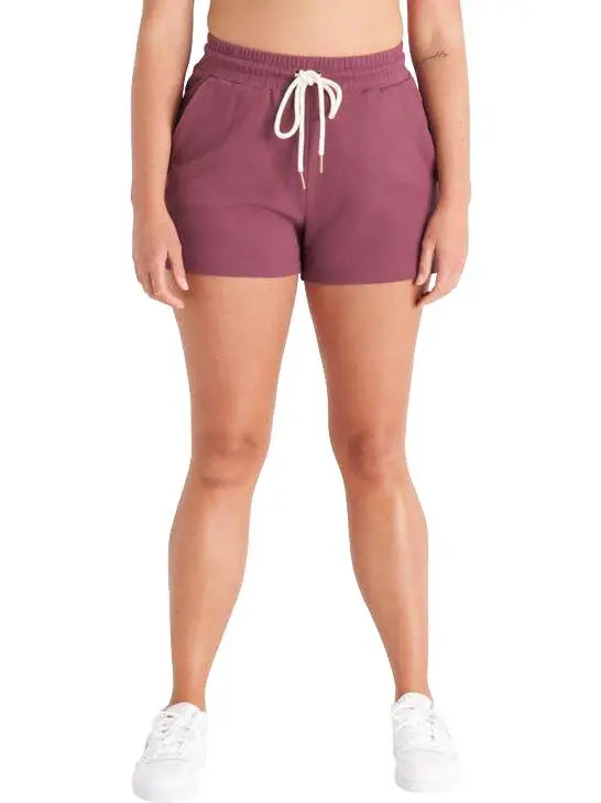 THE STANDARD STITCH Jogger Short - Plum
