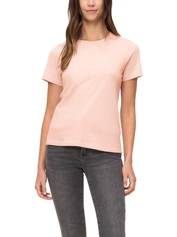 THE STANDARD STITCH Crew Tee - Peach