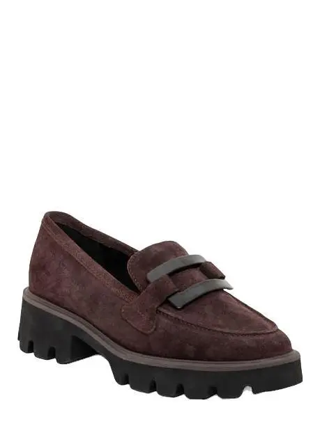 ARA Oleander Platform Loafer - Amarone