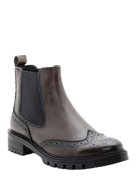 ARA Tulip Wingtip Chelsea Boot - Forest