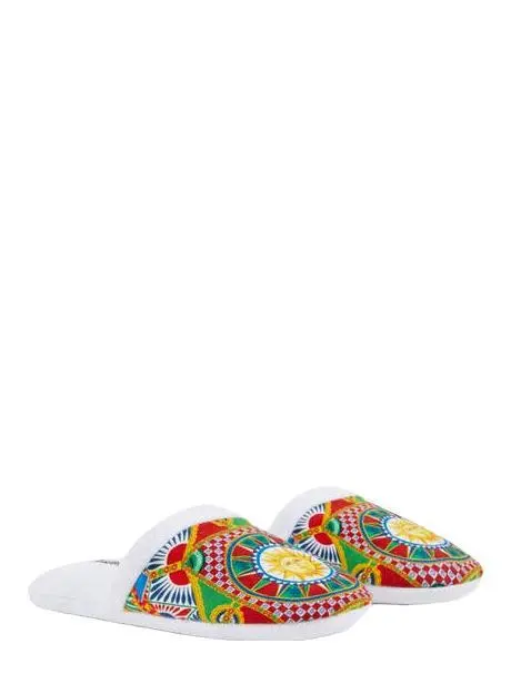 Dolce & Gabbana Carretto Terry Cloth Scuff Slipper - Misce/ Colo