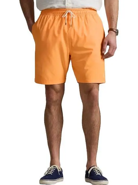 Polo Ralph Lauren Big & Tall Traveler Swim Trunks - Key West Orange