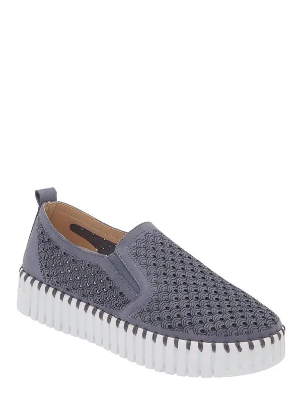 ILSE JACOBSEN Tulip Slip-on Sneakers - Grey Blue
