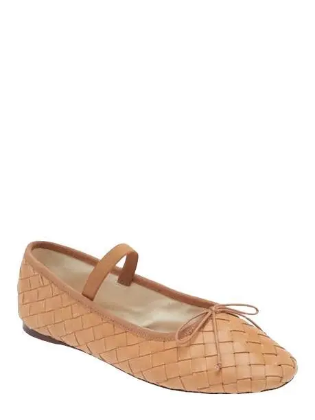 LOEFFLER RANDALL Leonie Soft Mary Jane Ballet Flat - Honey