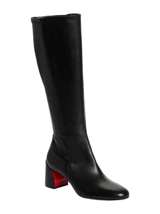 CHRISTIAN LOUBOUTIN Jane Knee High Boots - Black