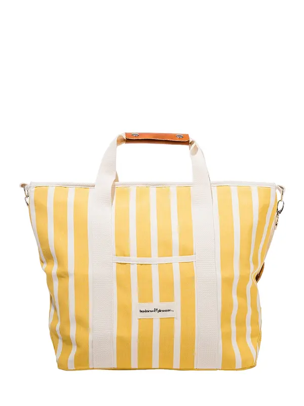 BUSINESS & PLEASURE Cooler Tote Bag - Monaco Mimosa Stripe