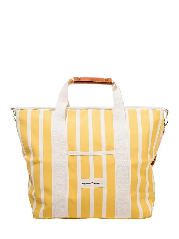 BUSINESS & PLEASURE Cooler Tote Bag - Monaco Mimosa Stripe
