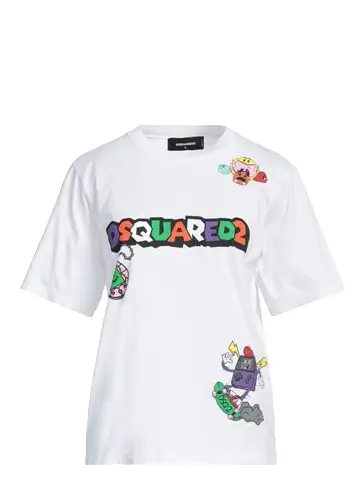 Dsquared2 Printed Jersey T-shirt - White