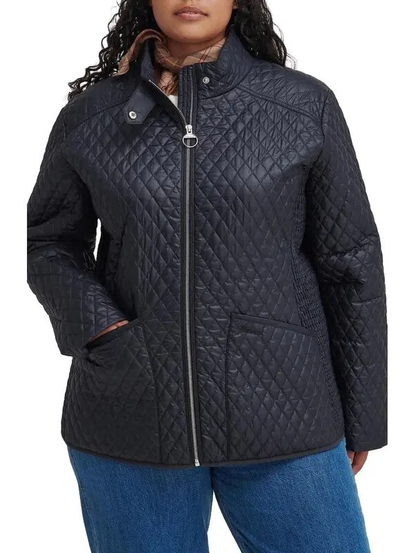 Barbour Swallow Quilted Jacket - Dk Navy