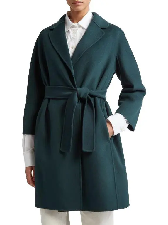 Max Mara Arona Double-face Wool Coat - Green
