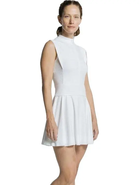 AVI Jen's Pickleball Dress - White Lotus