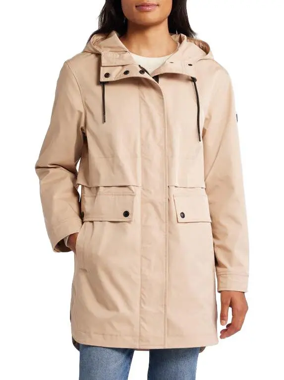 Sam Edelman Hooded Jacket - Sandshell
