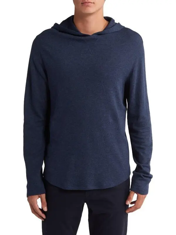 Vince Pima Cotton Blend Hoodie - Coastal