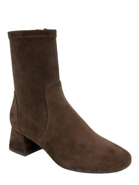 Gentle Souls By Kenneth Cole Elbert Suede Bootie - Chocolate Suede