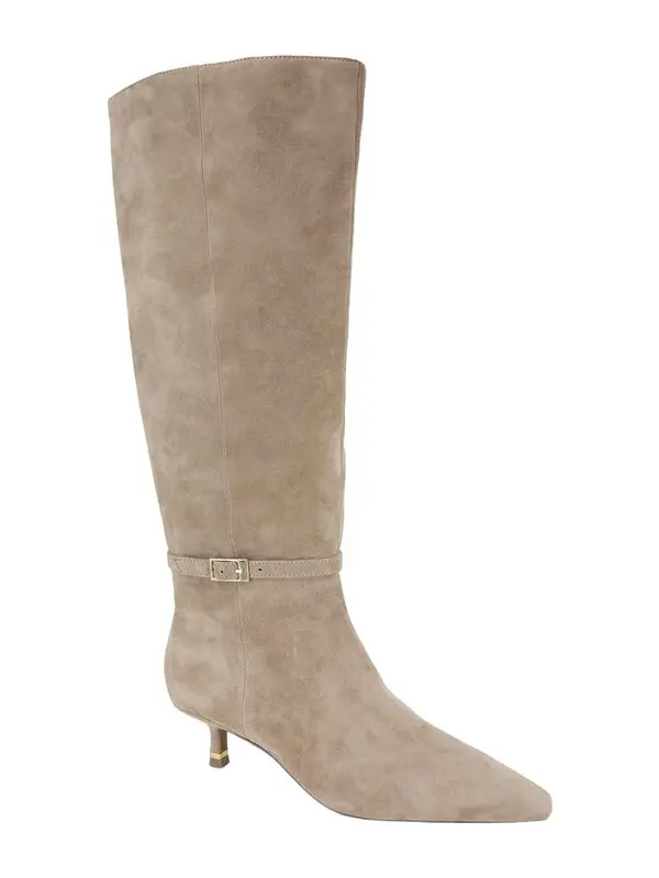 KENNETH COLE Marais Knee High Boot - Taupe Suede