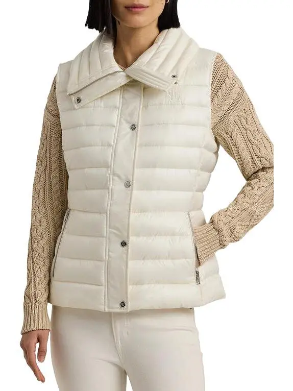Ralph Lauren Puffer Vest - Cream