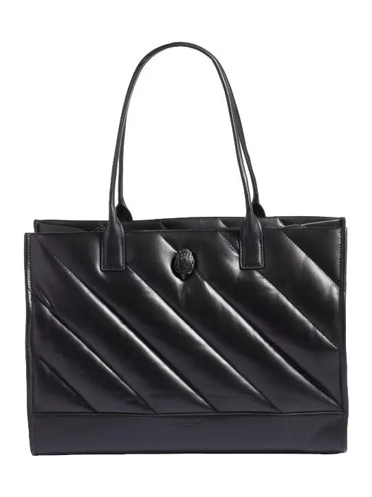 Kurt Geiger Soho Quilted Shopper Tote - Black